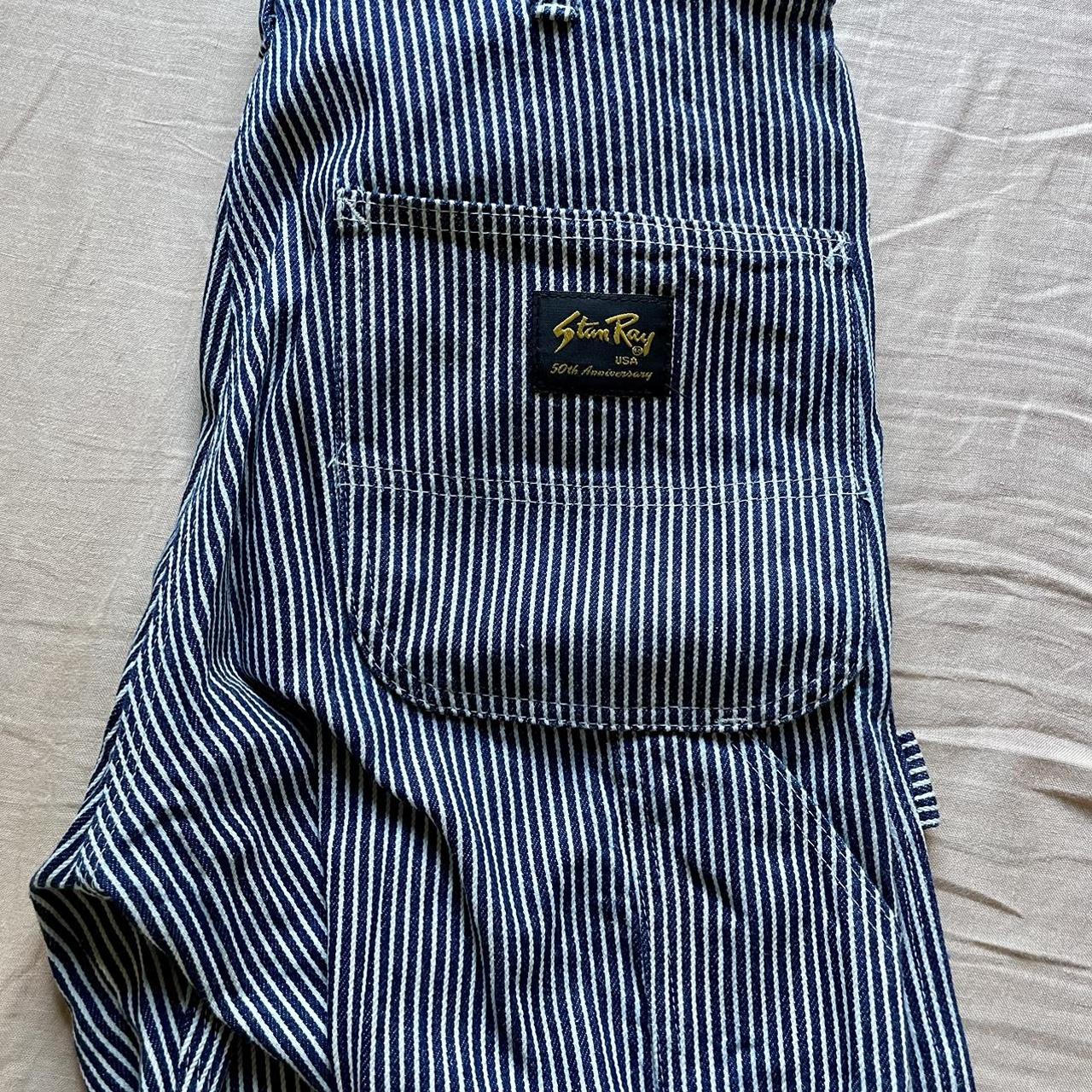 Stan Ray 80s Painter Pants (Hickory Stripe) these... - Depop