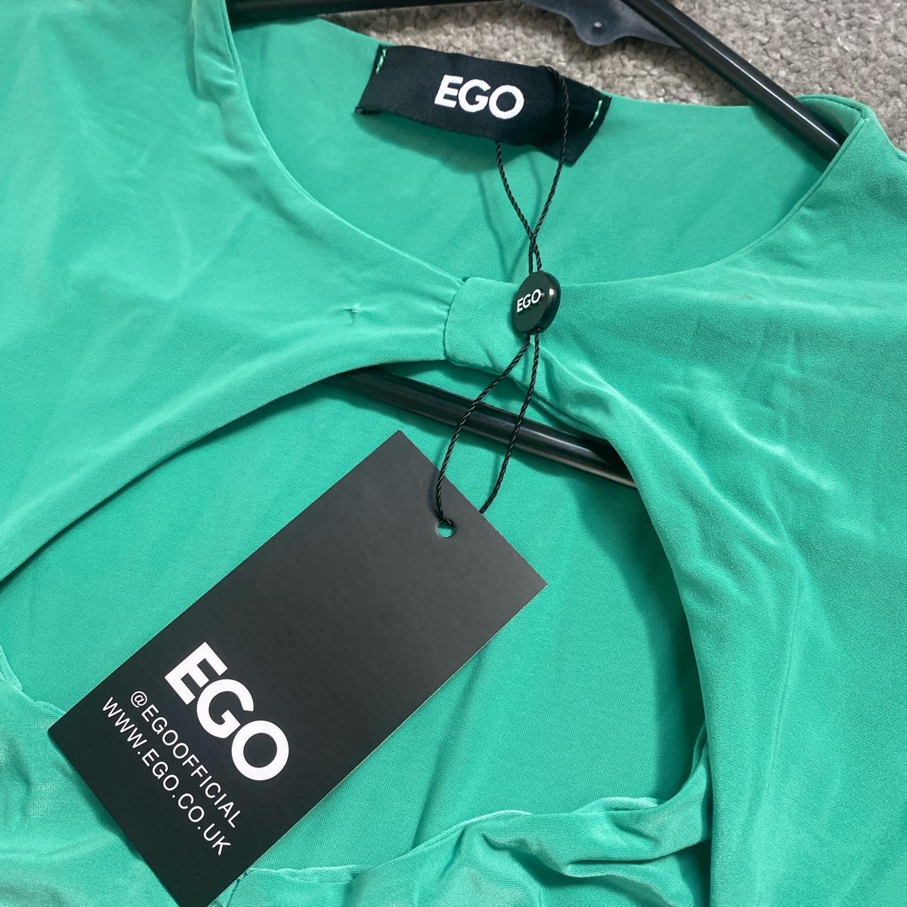 EGO green cut out dress size 10 - Depop