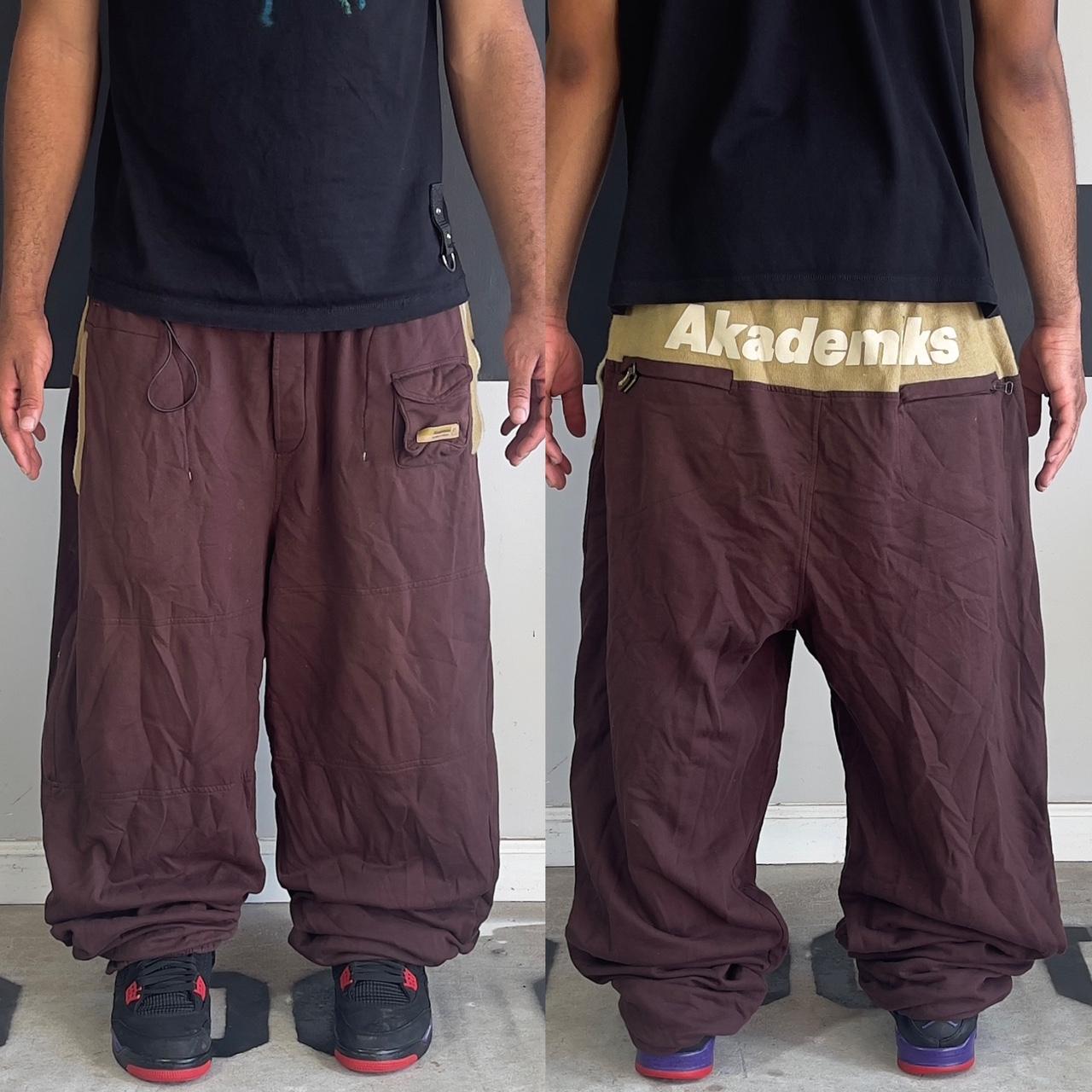 Y2K Akademiks Baggy Sweatpants Size XL Fast... - Depop