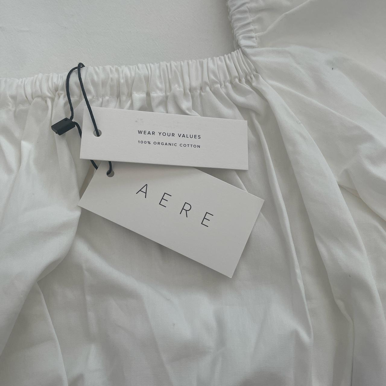 Aere full sleeve cotton balloon top Brand new with... - Depop
