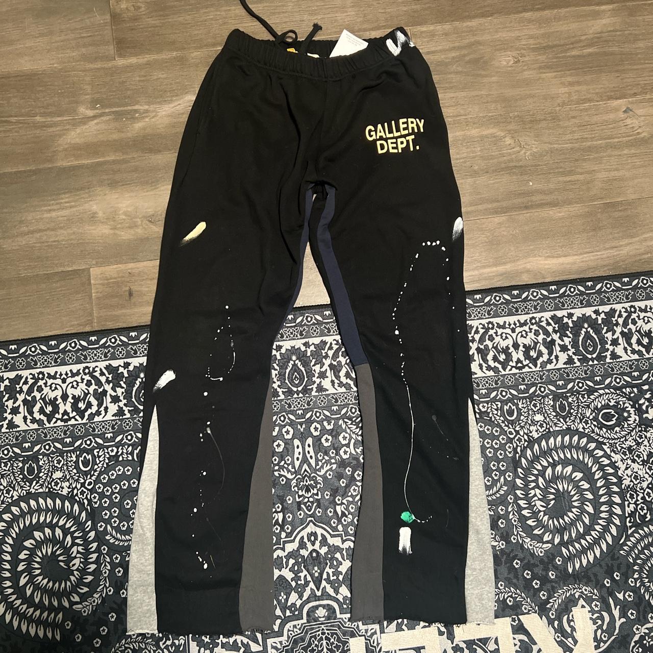 Gallery dept sweatpants Tagged as XL fit like a... - Depop