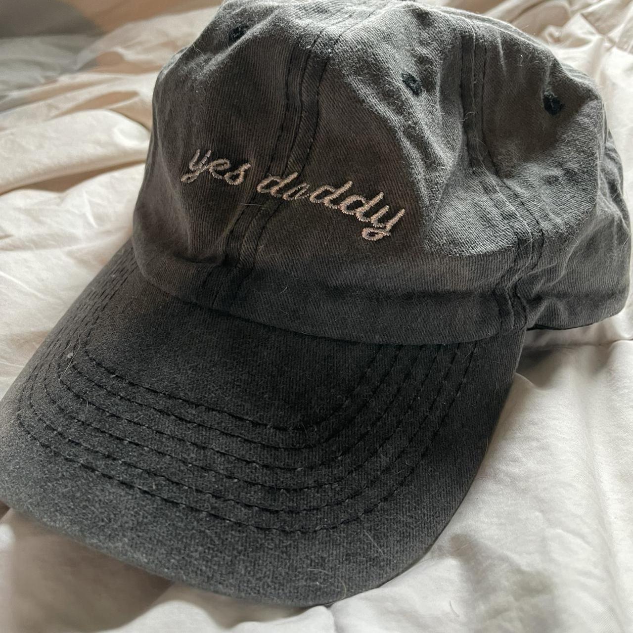 Super cute baseball cap! * washed black color with... - Depop