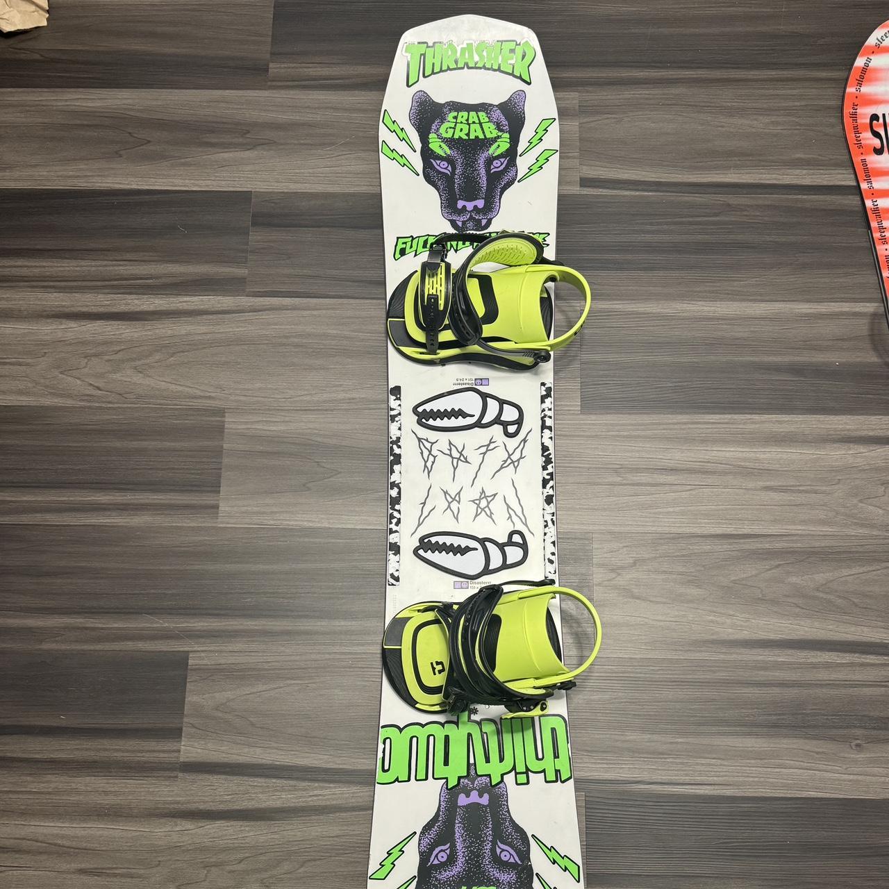23/24 Bataleon Disaster 151cm SNOWBOARD with Lime... - Depop