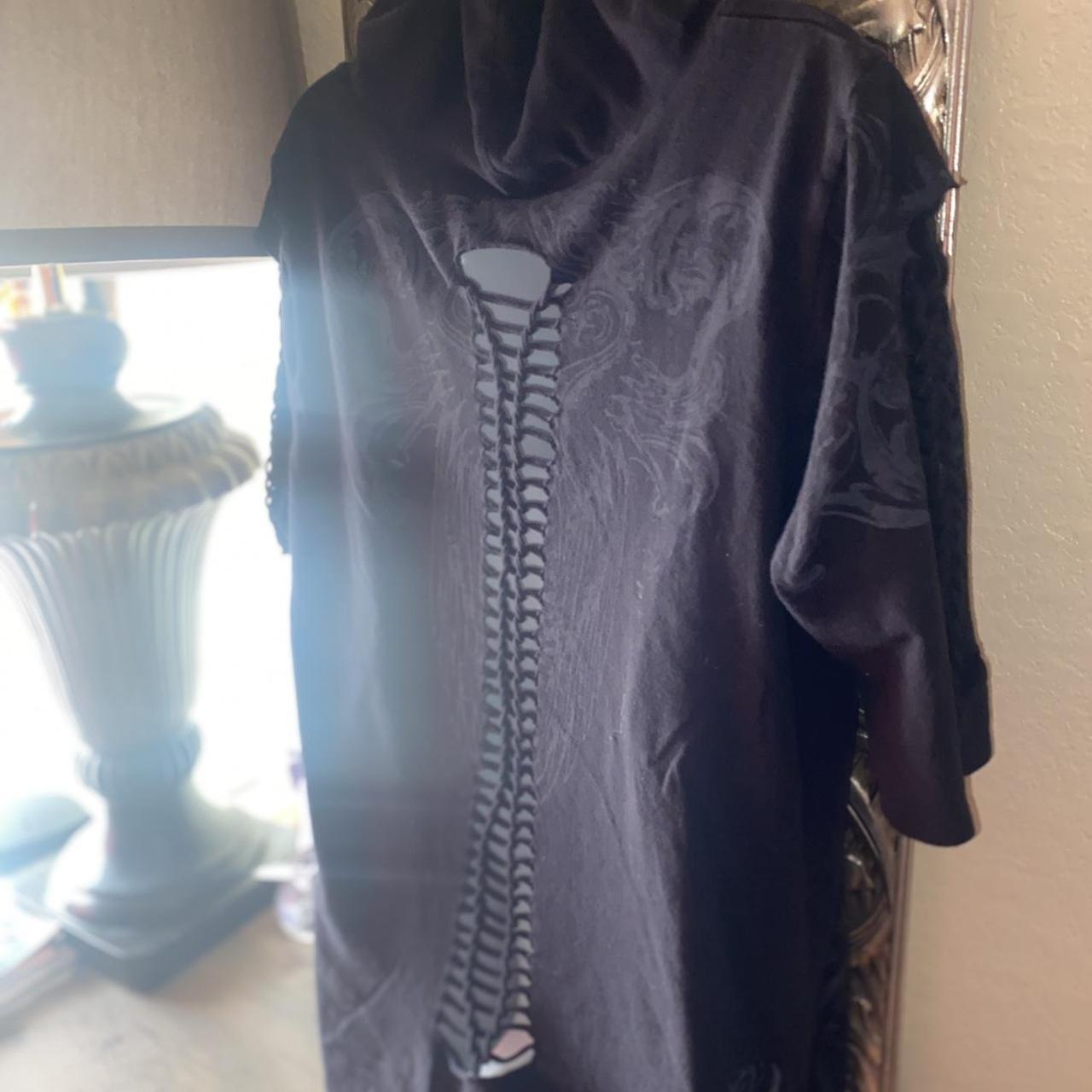 tattered cross & angel tee ocasion brand Size 2XL - Depop