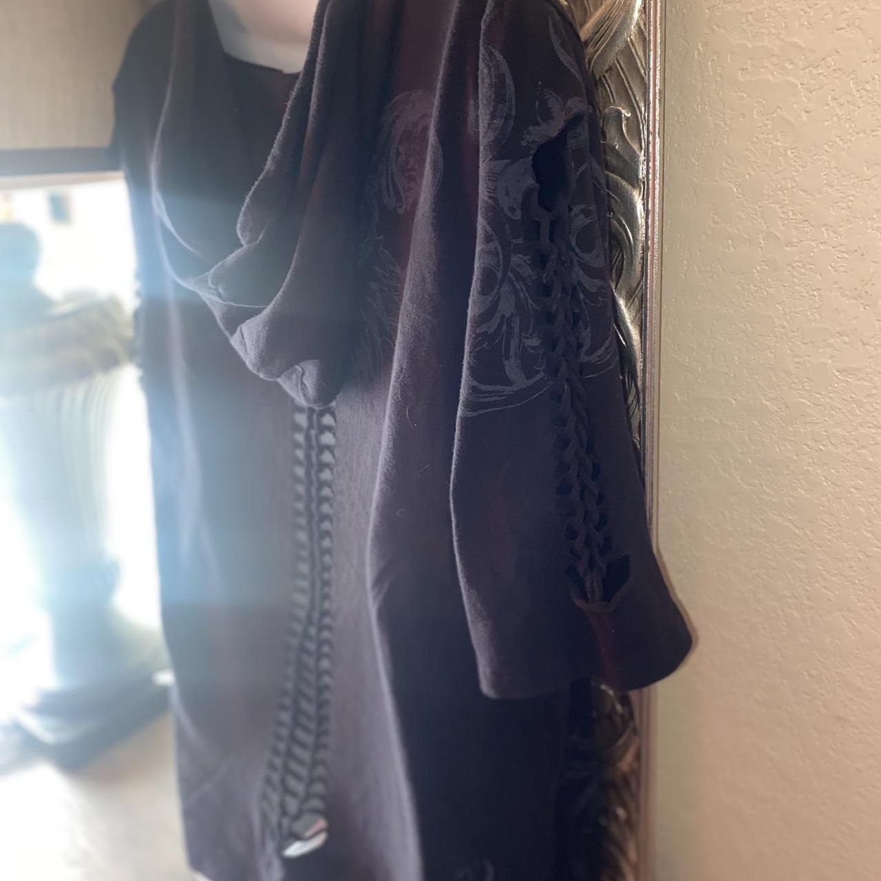 tattered cross & angel tee ocasion brand Size 2XL - Depop