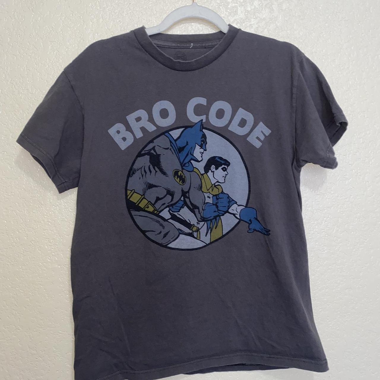 Batman Adult T-Shirt - Bro Code Batman and Robin... - Depop