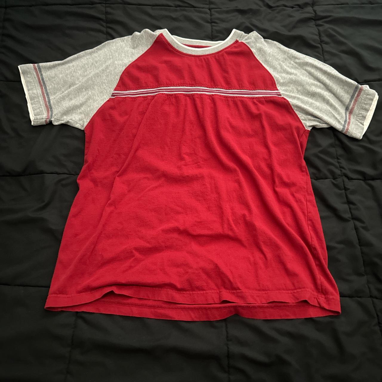 Vintage Point Zero Striped Shirt Size:... - Depop