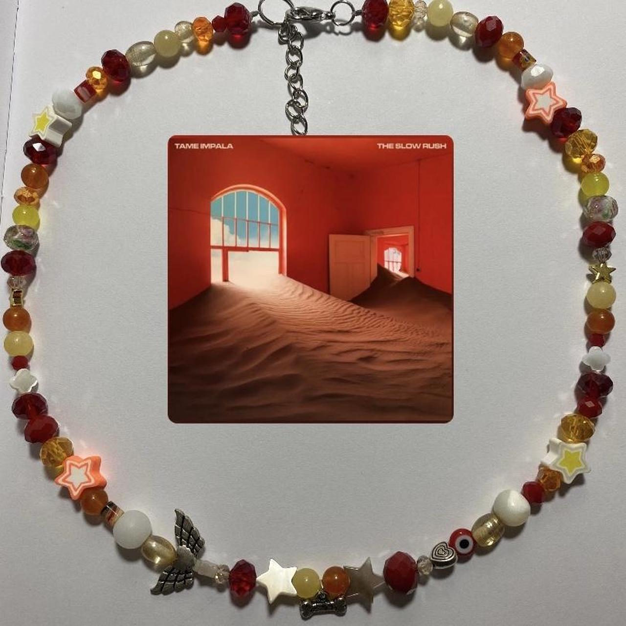 Tame Impala the slowrush inspired necklace #fyp... - Depop