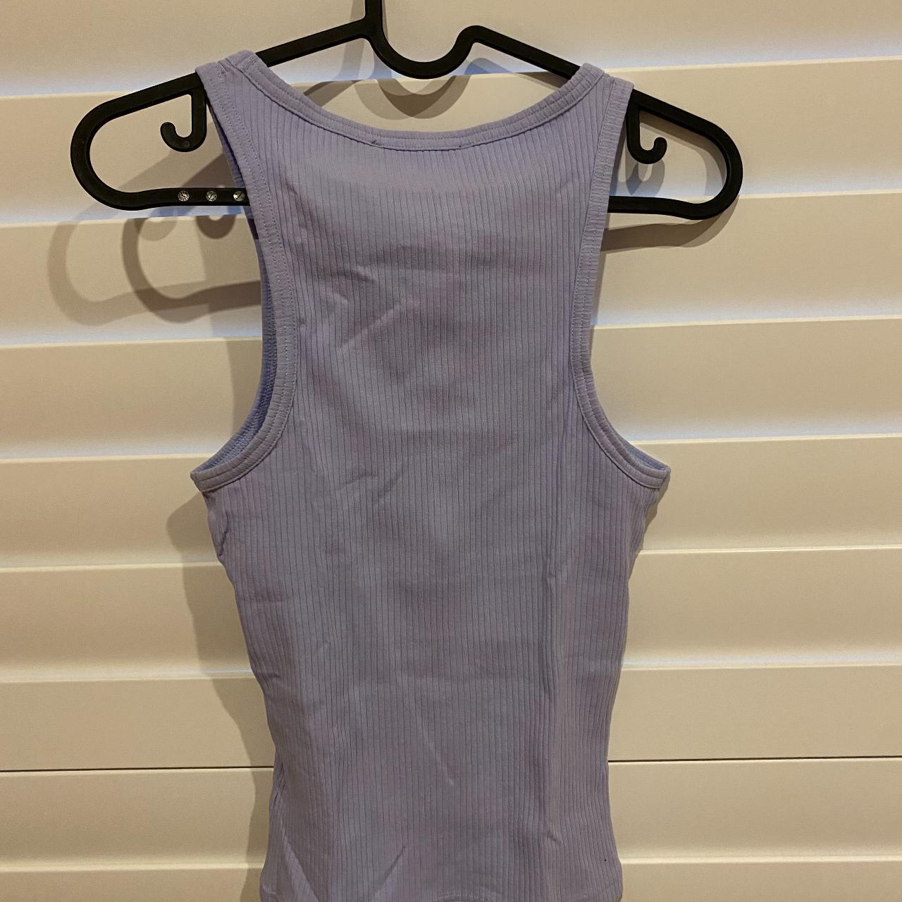 purple singlet from sportsgirl. only worn once and... - Depop