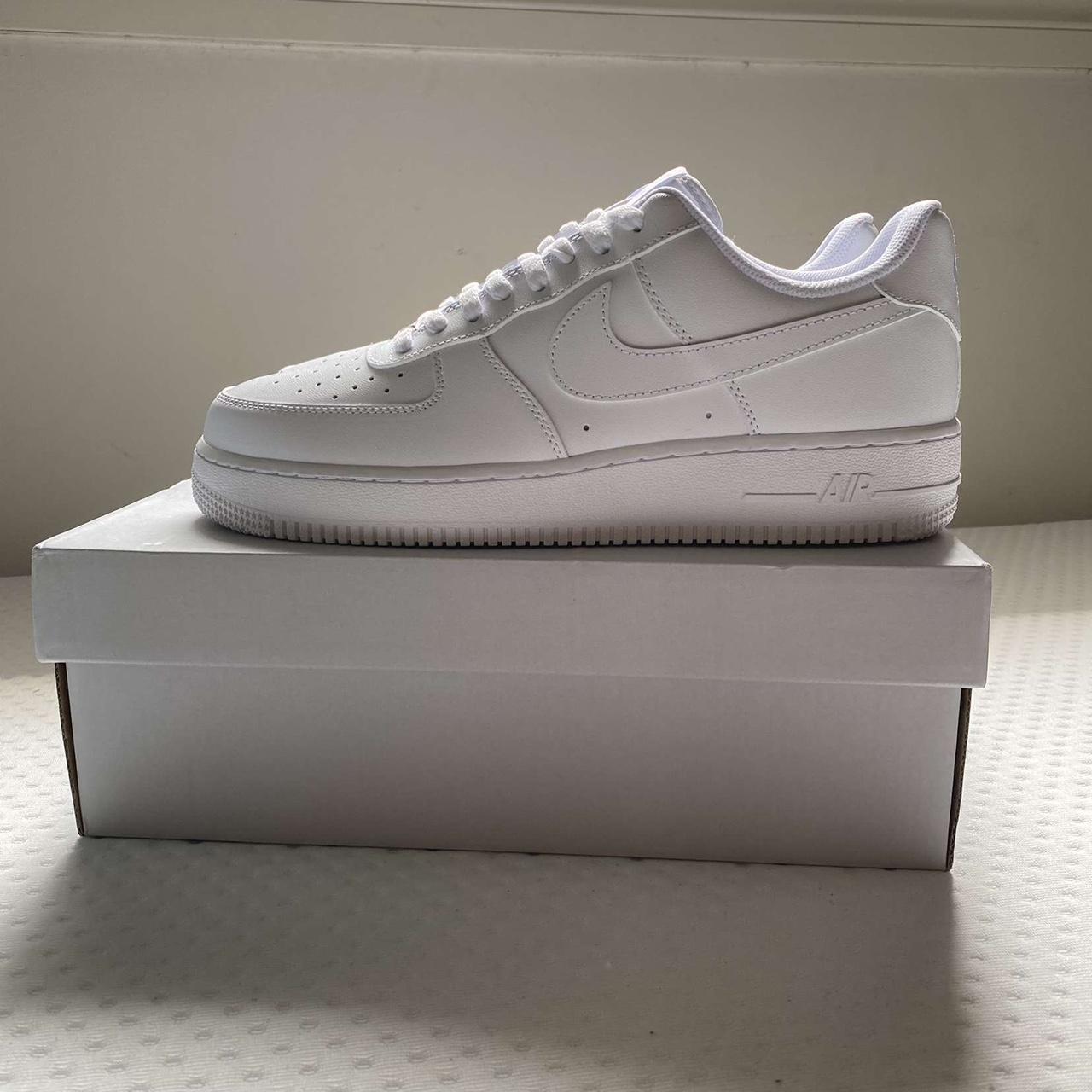 Brand new triple white airforce 1s - size 11 US mens... - Depop