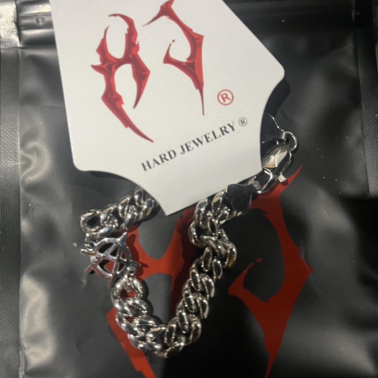 Hard Jewelry Anarchy Bracelet never worn with... - Depop