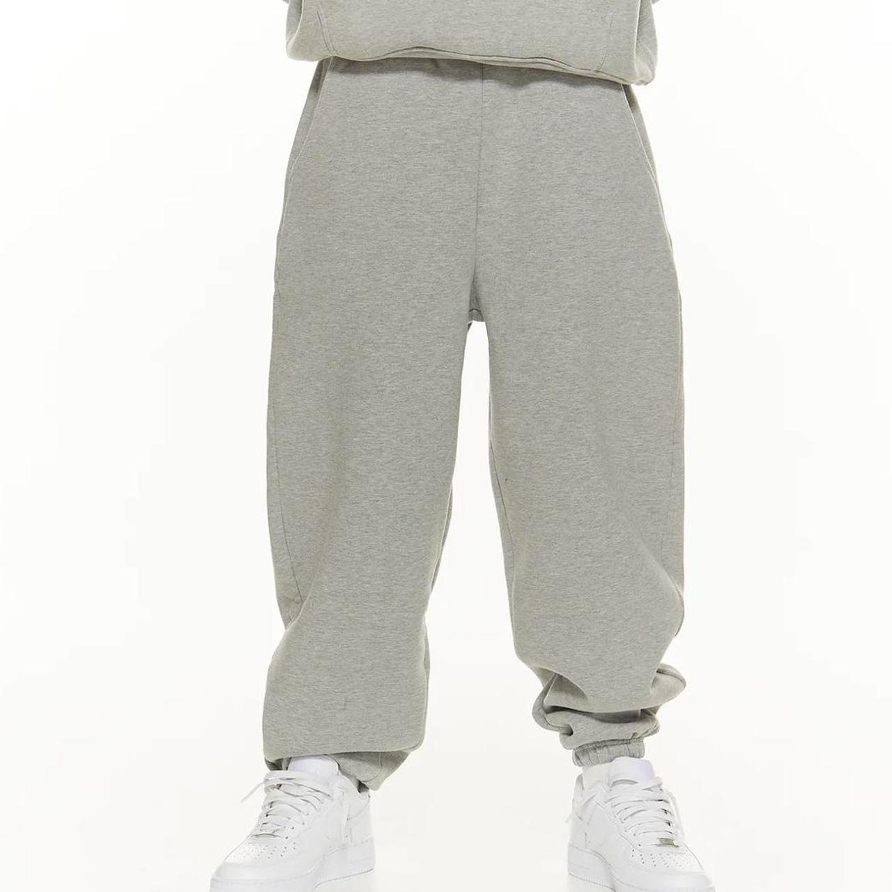 Sweats Collective - grey cozy set Zip hoodie in XS... | Depop