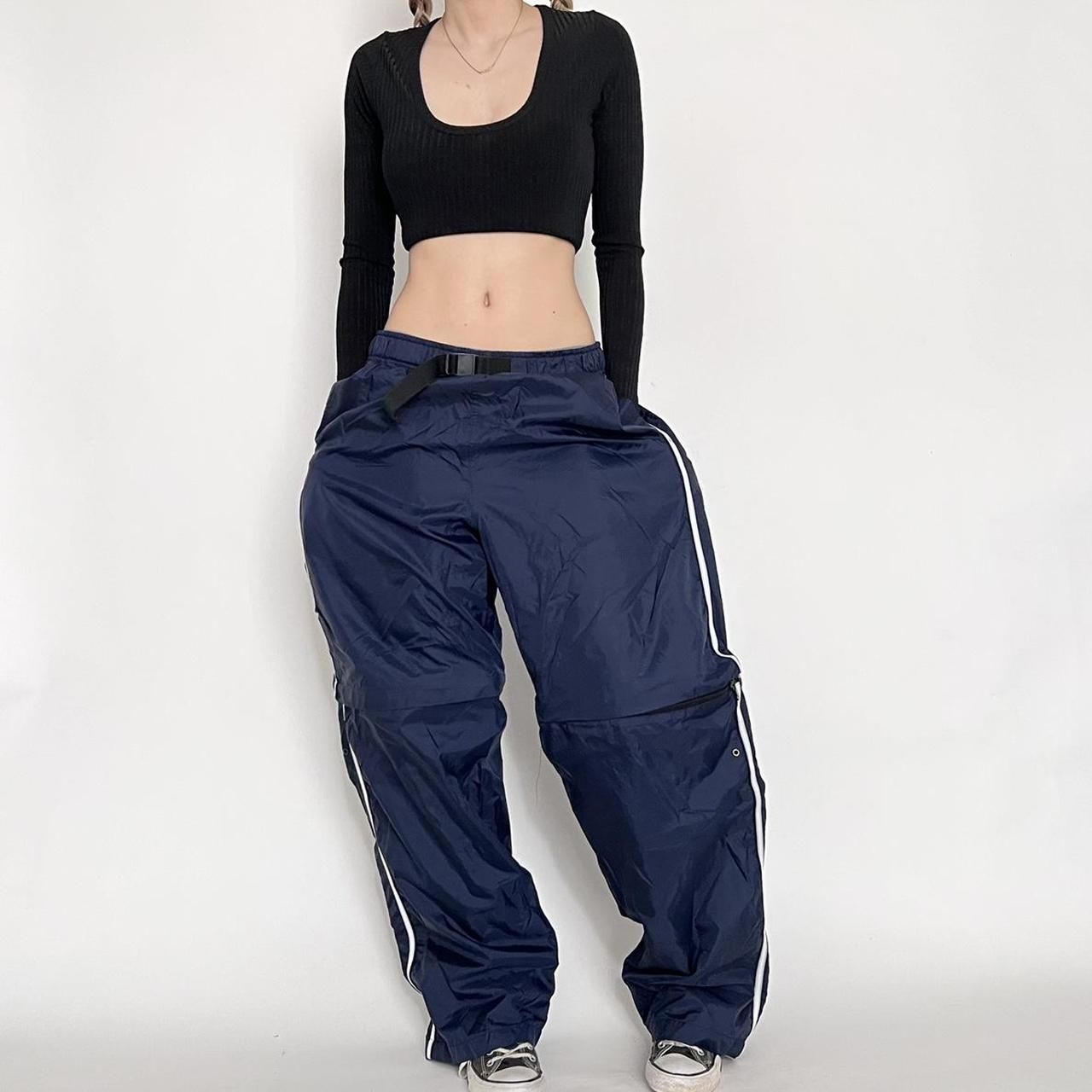 Women's Navy Trousers | Depop