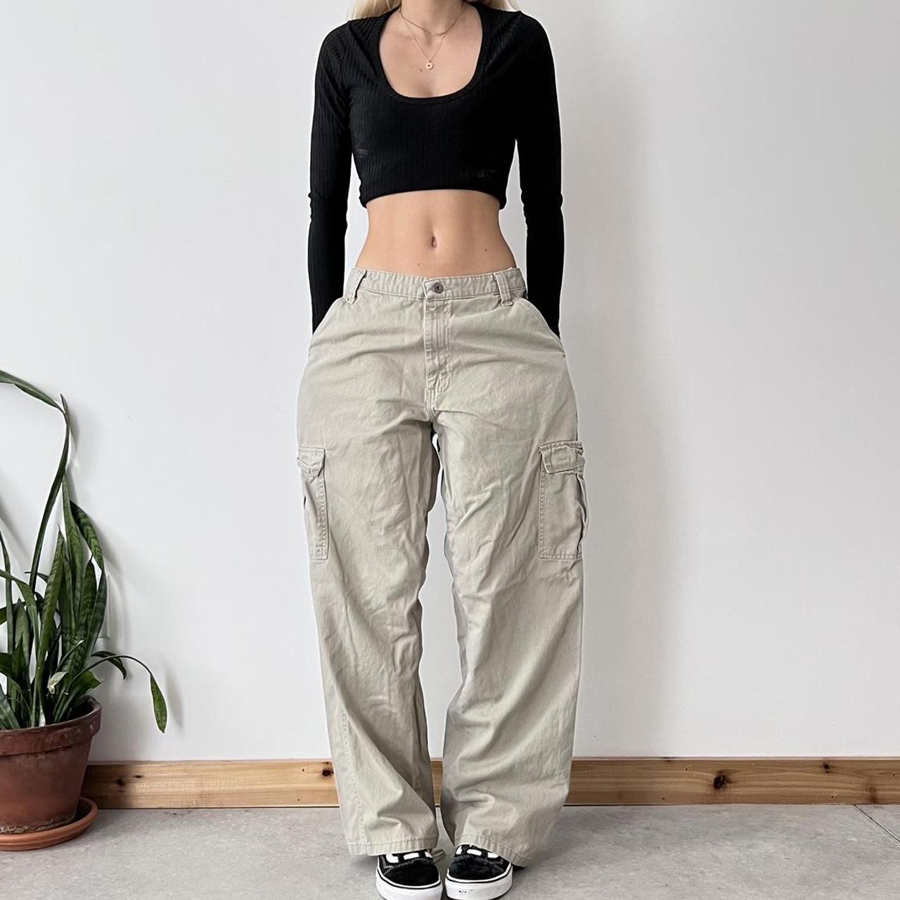 Women's Tan Trousers | Depop