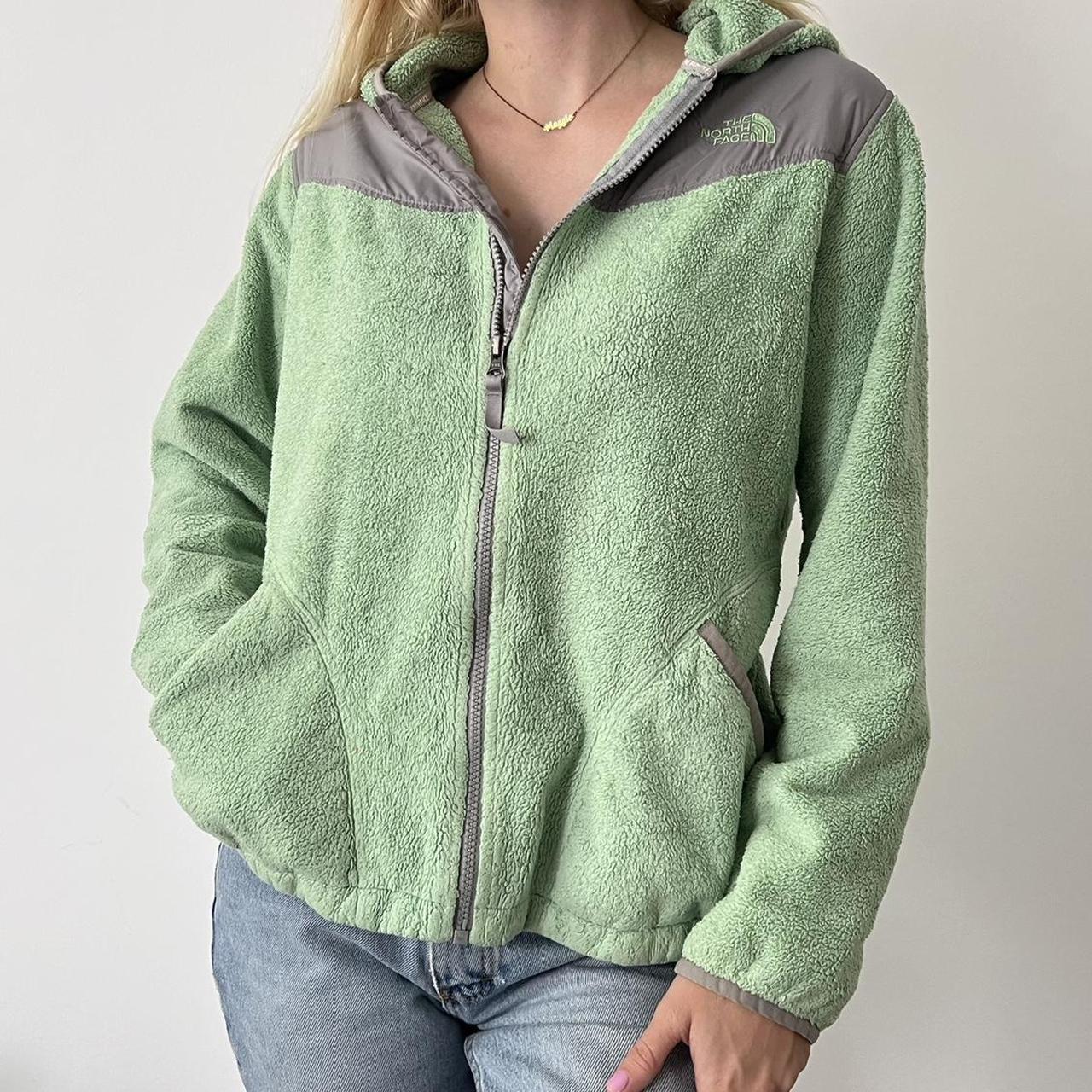 Green North Face Jacket It’s a super cozy polar... - Depop