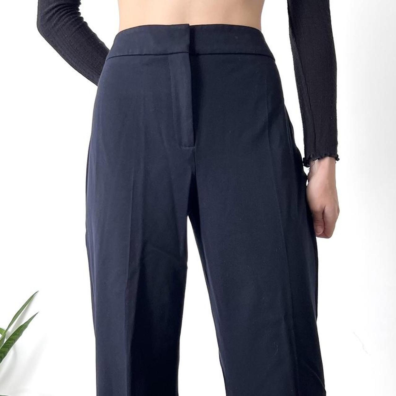 Navy Blue Wide Leg Pants High waisted fit. Great... - Depop