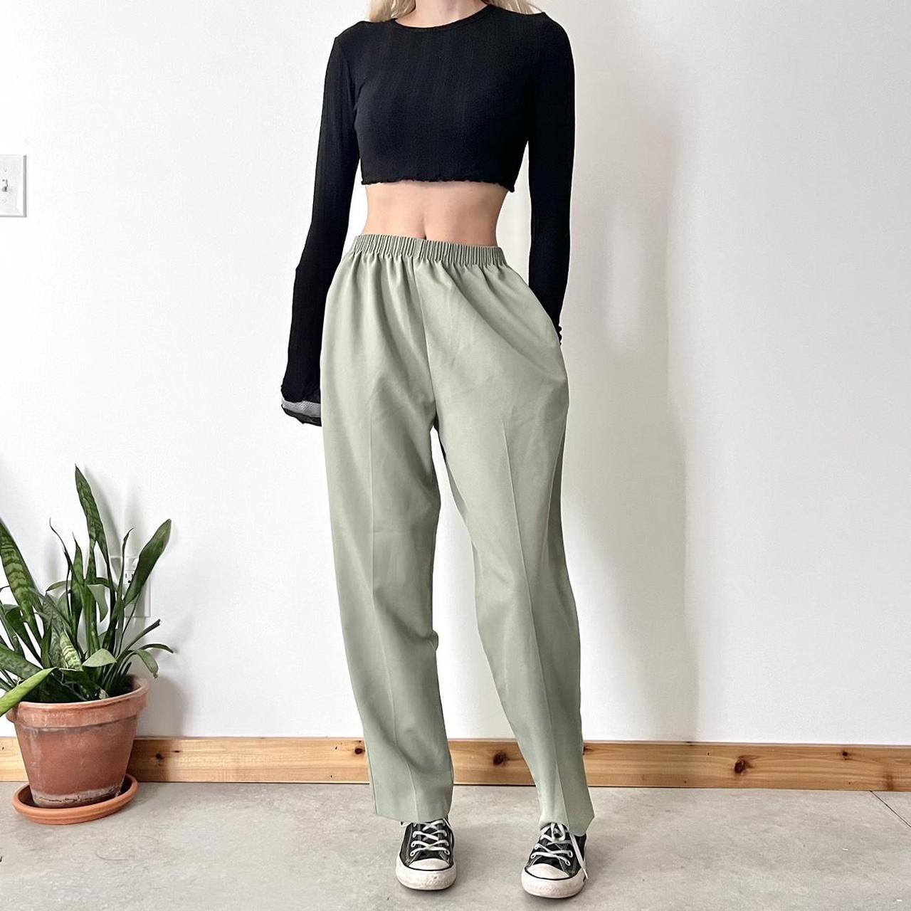 Pastel Green Trousers Cute relaxed fit. They’re in... - Depop