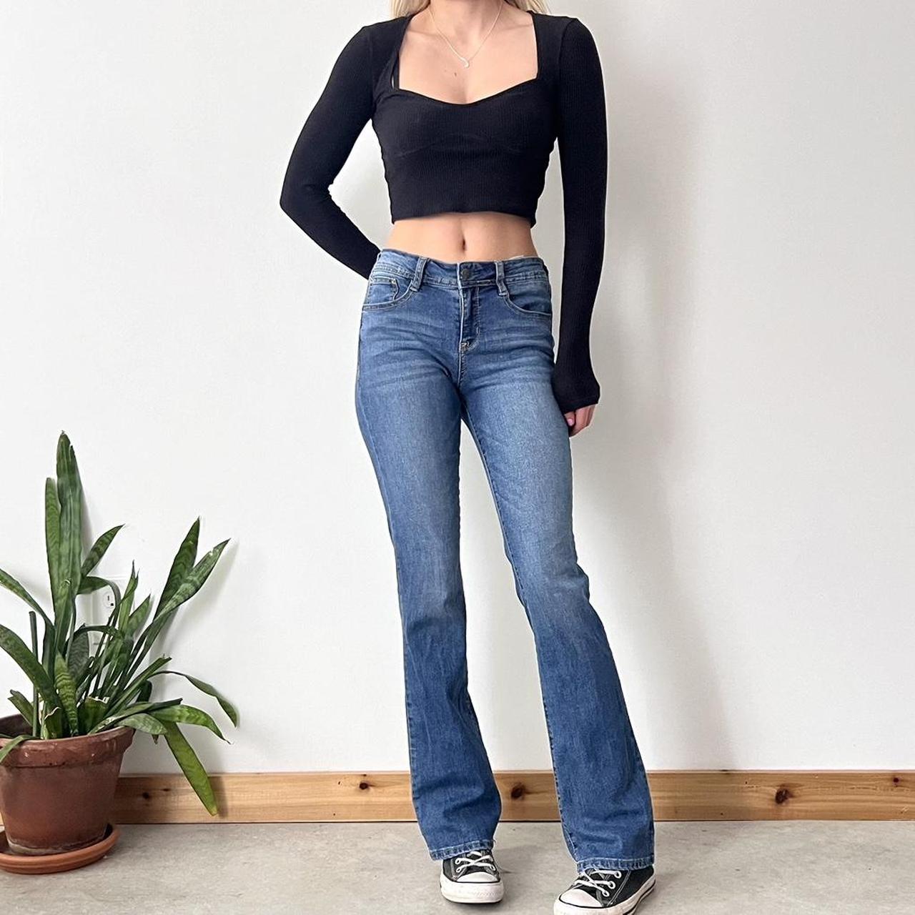 2000s flare jeans Low to mid rise flare. Super... - Depop