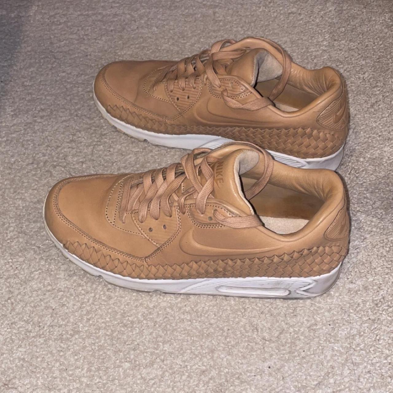Nike Air Max 90 Woven Vachetta Tan - Size UK... - Depop