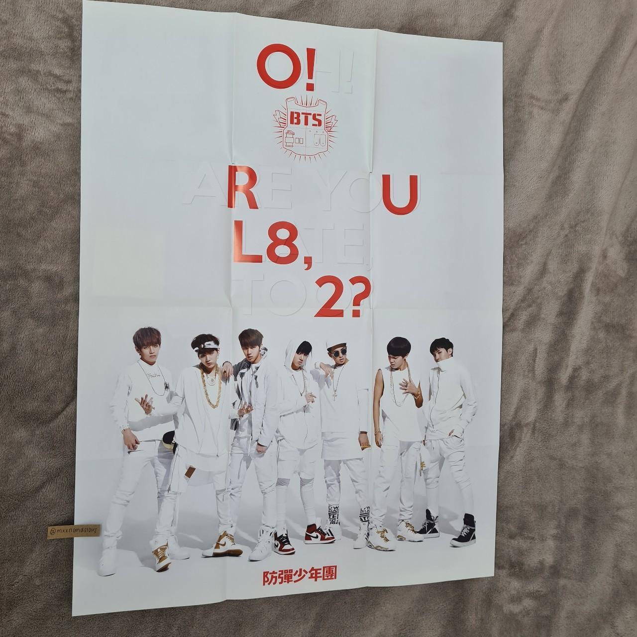 WTS - bts - o!rul8,2? poster folder poster from... - Depop