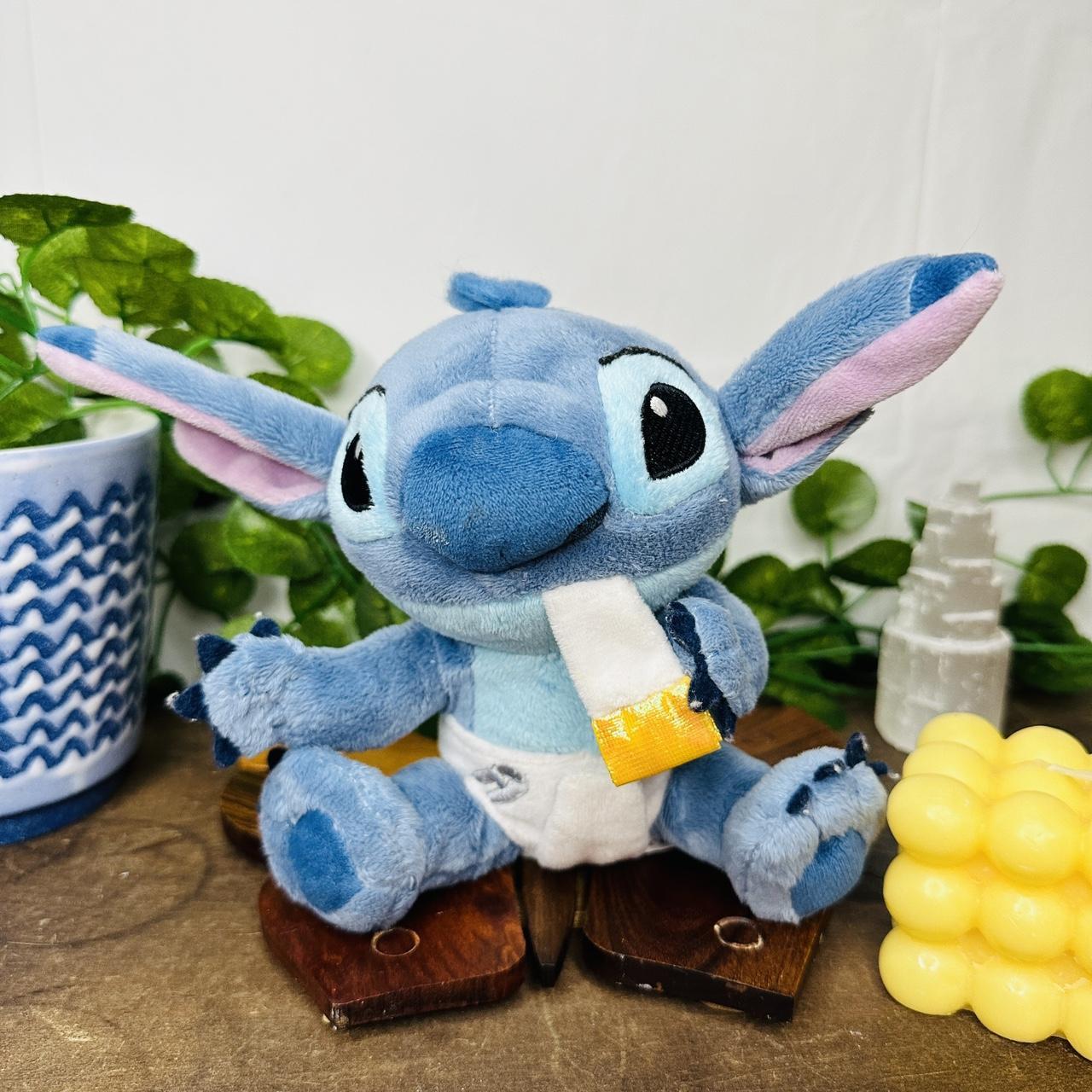 White stitch plush store