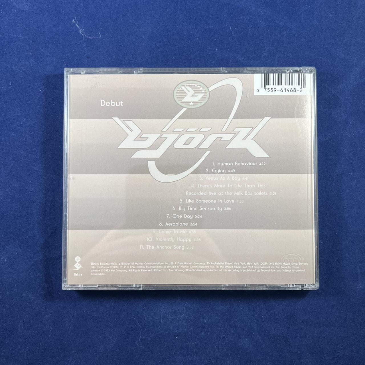 Vintage Bjork Debut CD. Amazing album, and it’s in... - Depop