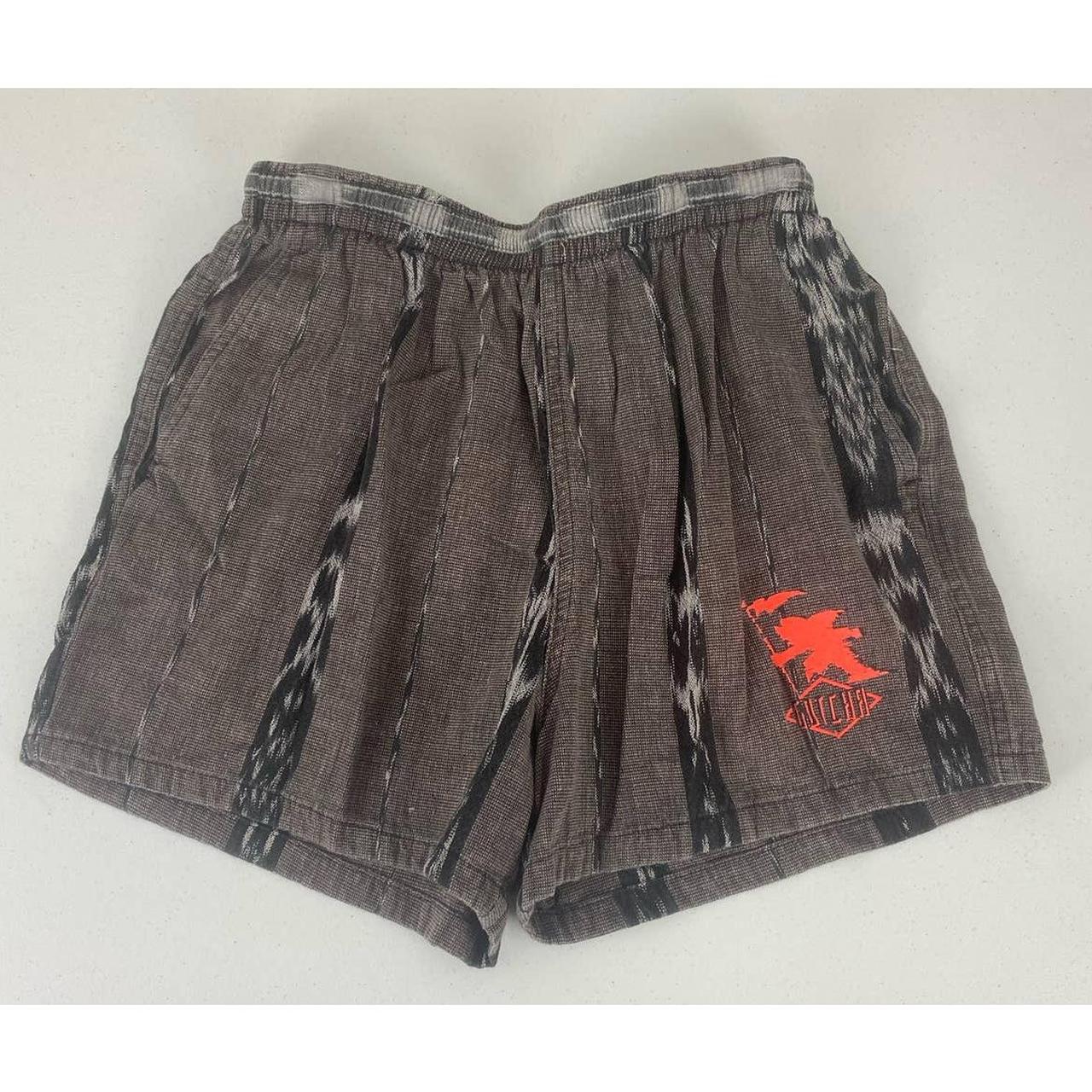Gotcha Men's Brown and Black Shorts | Depop