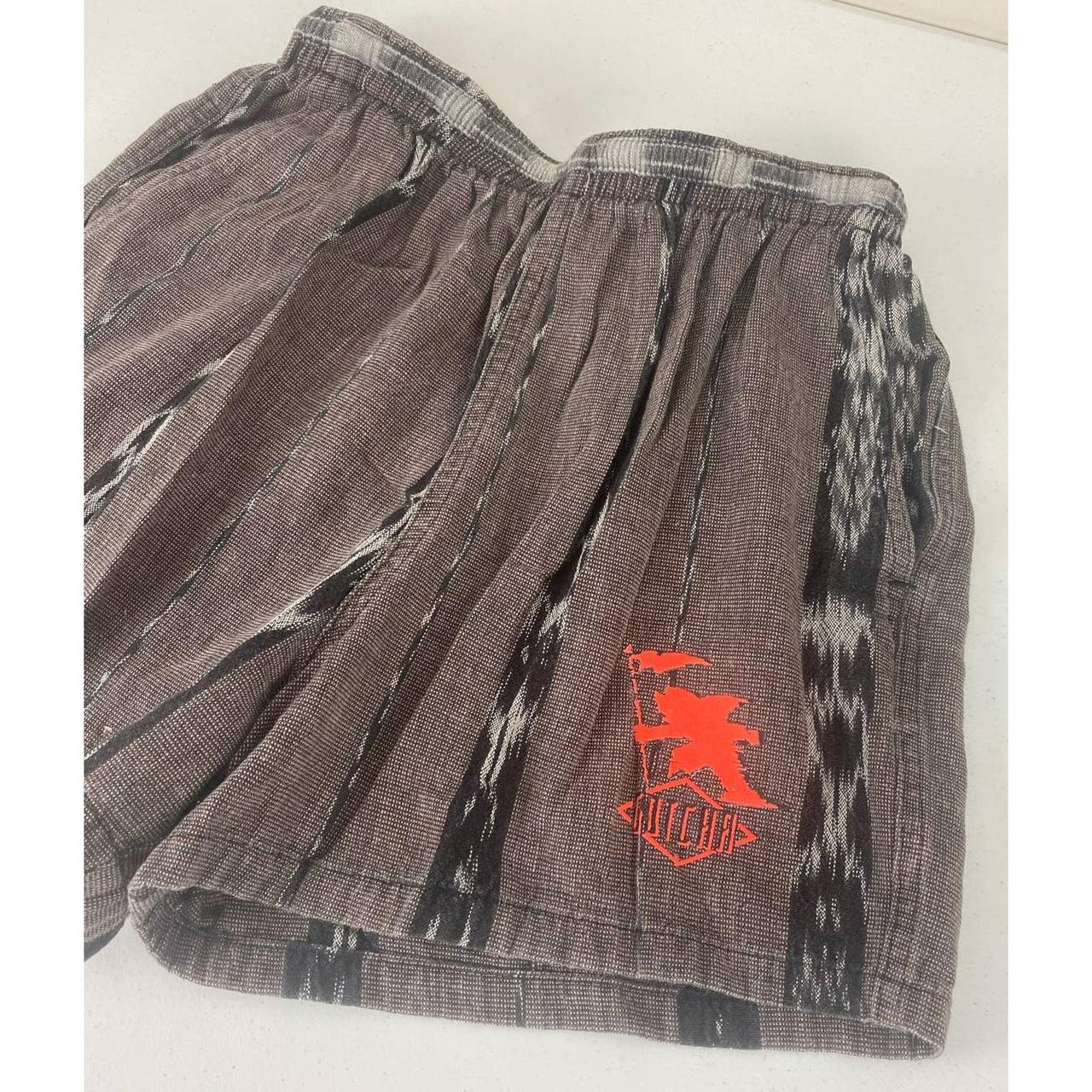 Gotcha Men's Brown and Black Shorts | Depop