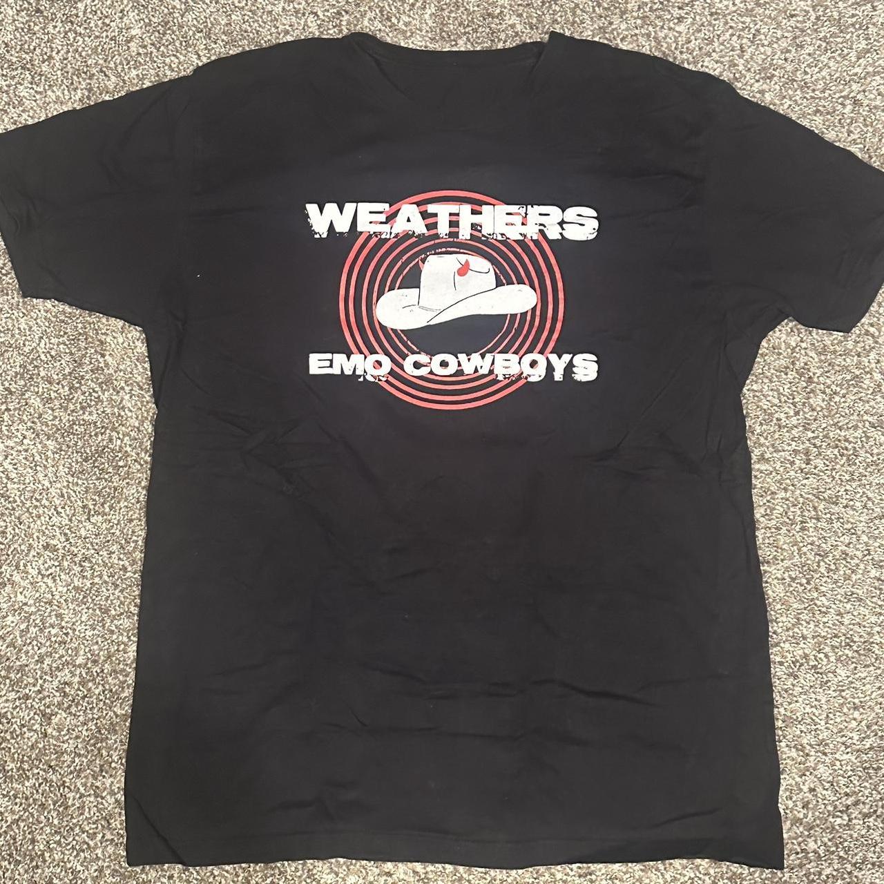 Weathers band t-shirt “Emo Cowboys” Only worn a few... - Depop