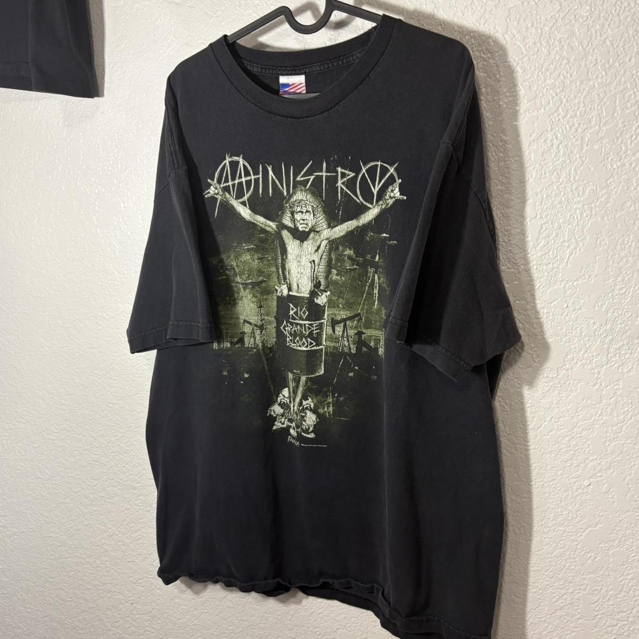 Vintage Ministry "Rio Grande Blood" Metal... | Depop