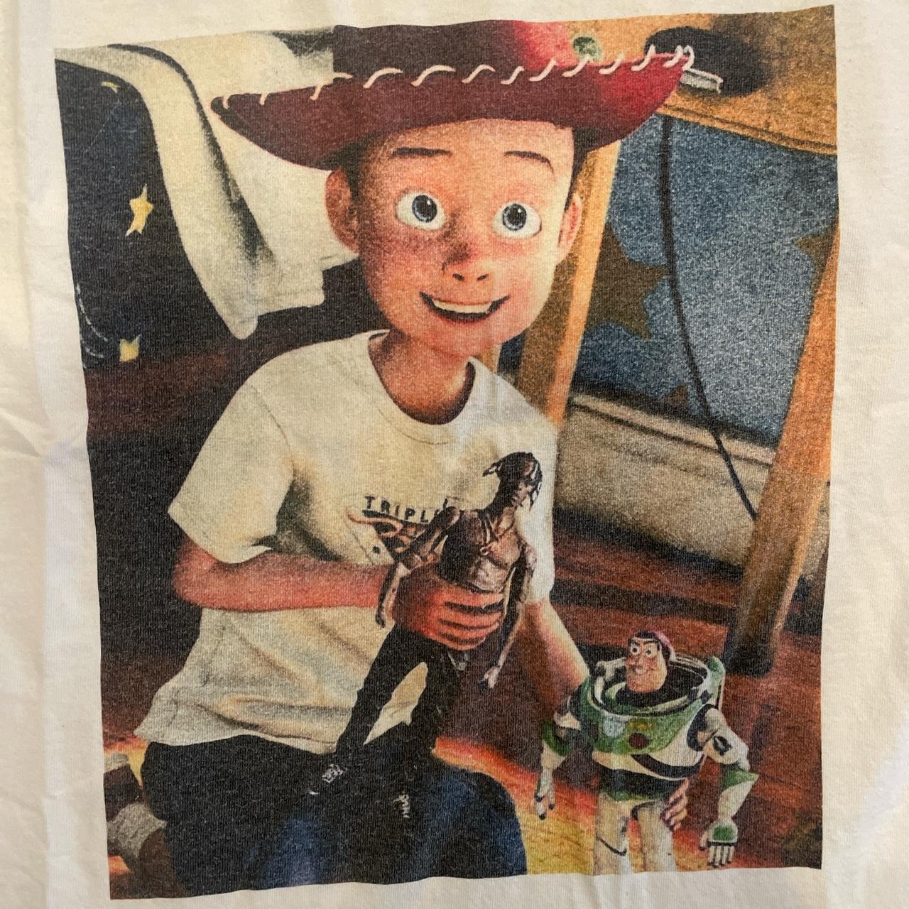 Travis Scott Men's White T-shirt | Depop