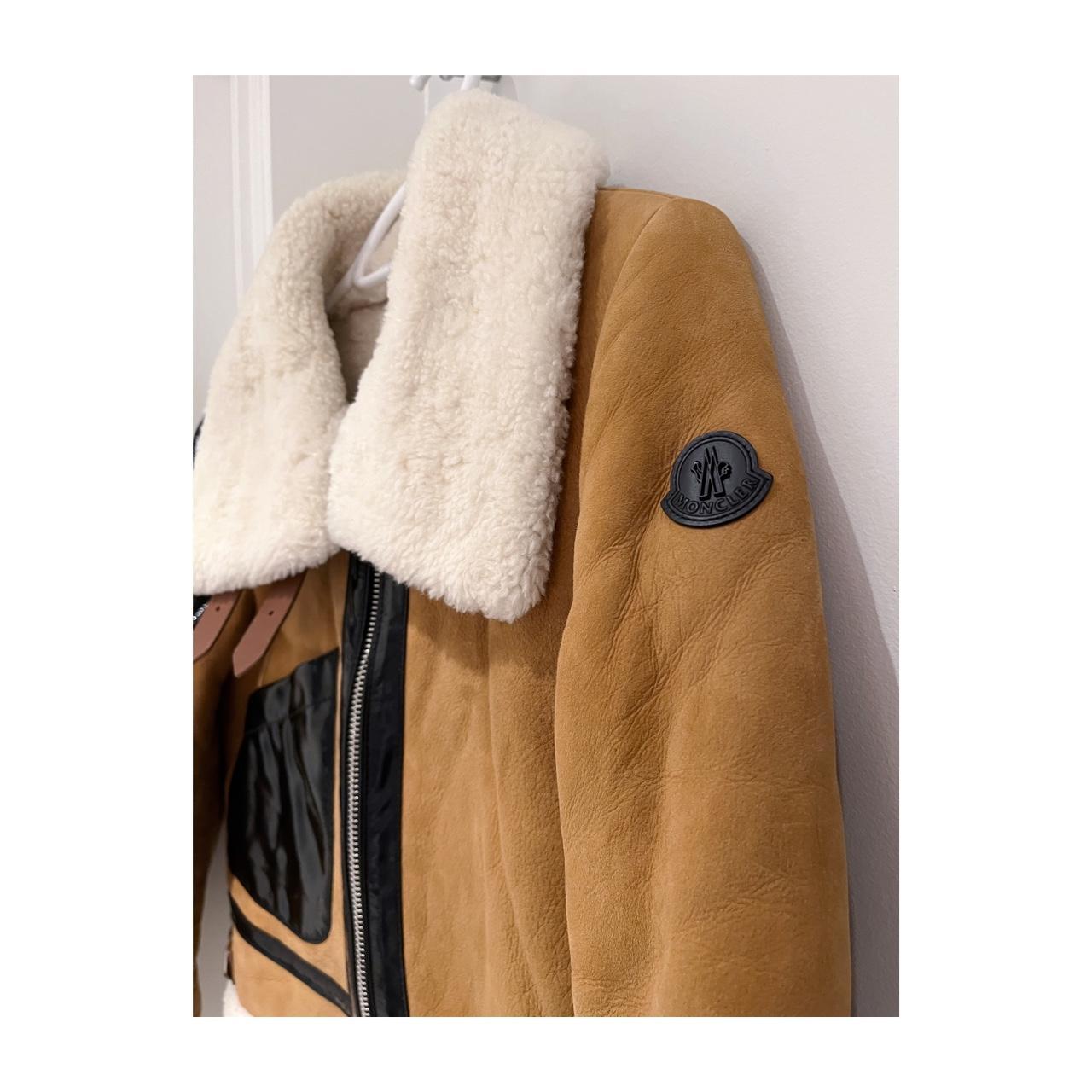 Moncler Shearling Down Jacket 90% goose down, 10%... - Depop