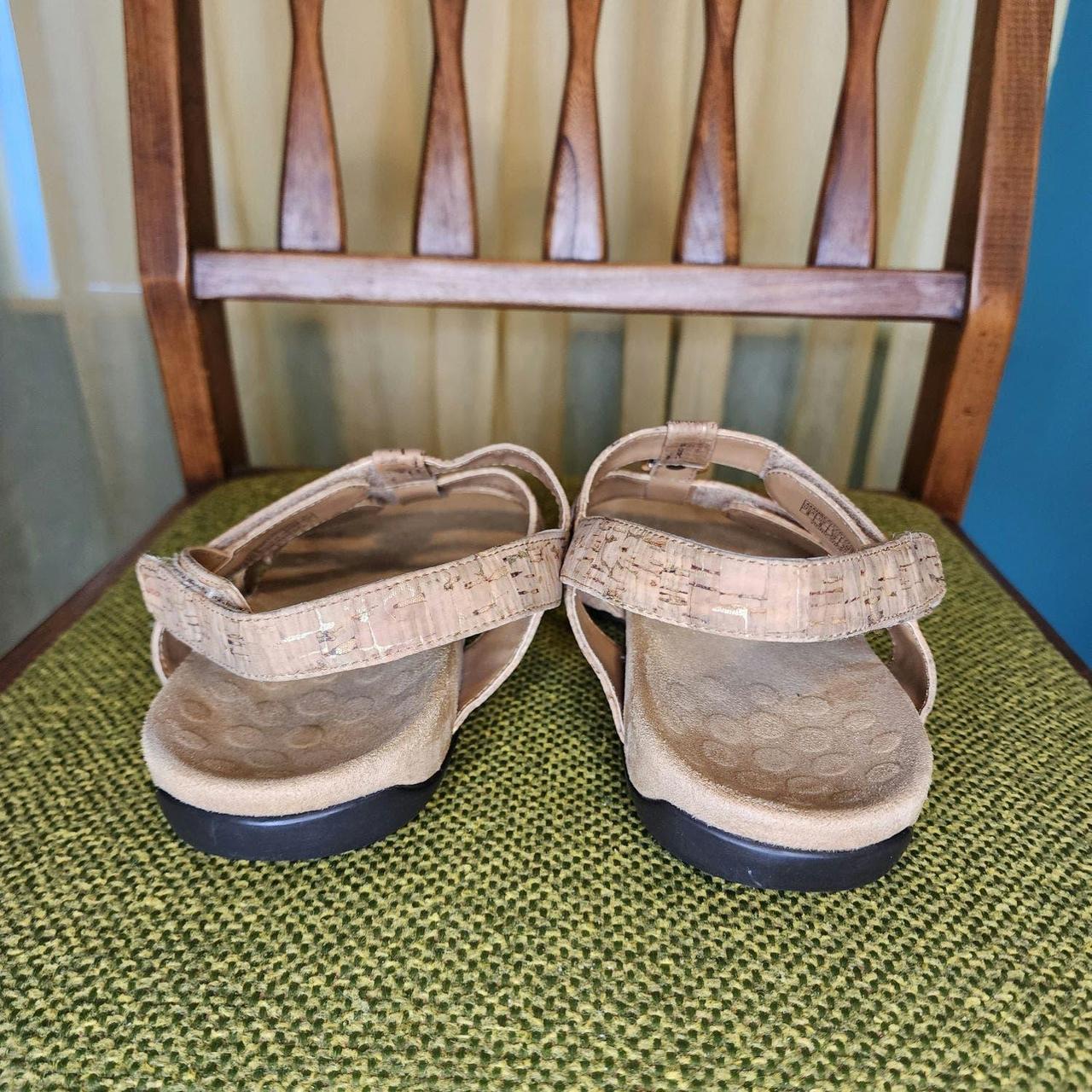 Vionic Amber strappy Sandals Cork Adjustable Strap... - Depop
