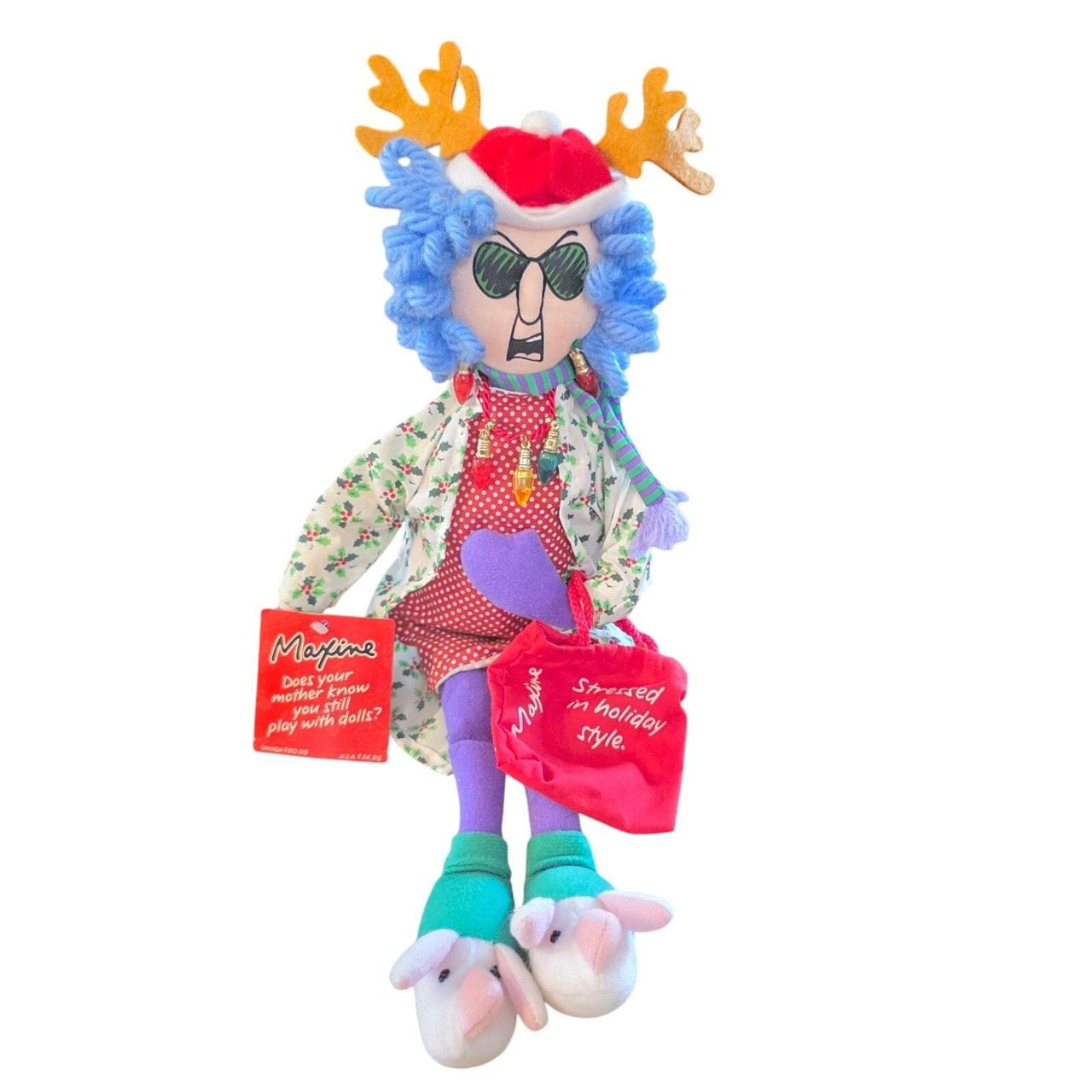 NEW Hallmark Shoebox Maxine Doll Stressed in Holiday... | Depop