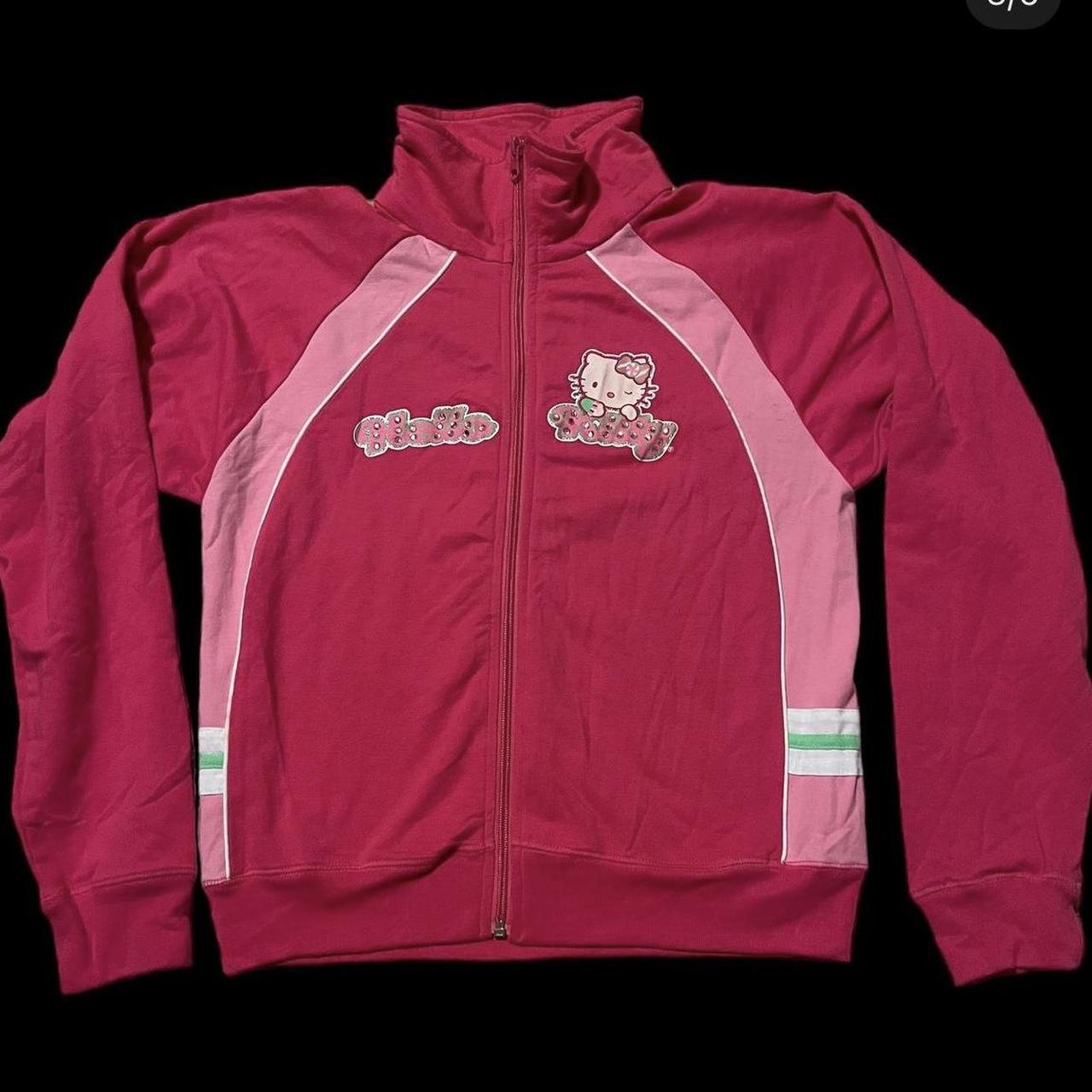 ISOO hello kitty hot pink track suit set (LIKE POST... - Depop
