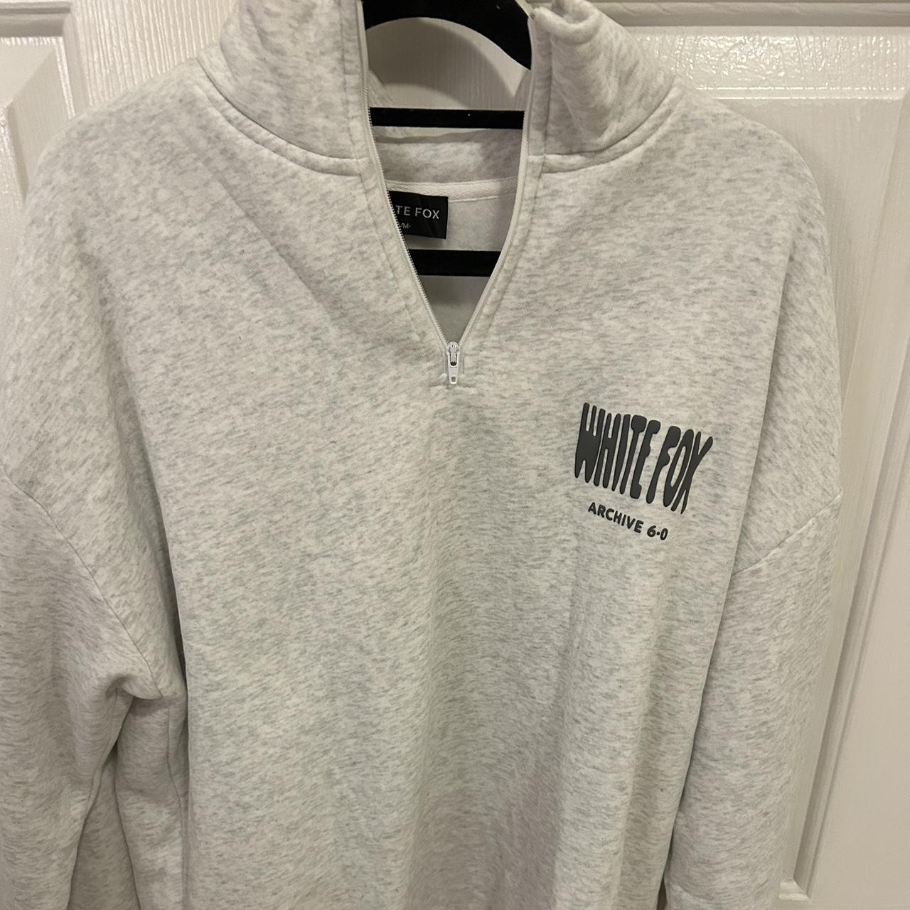 WHITE FOX QUARTER ZIP 🤍 size s/m 🤍 brand new, never... - Depop