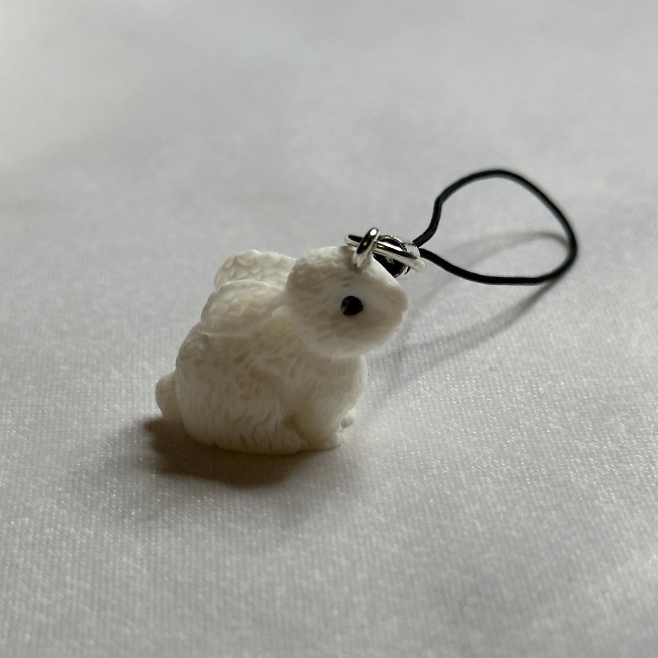 Bunny phone charm Handmade by me. Additions can be... - Depop