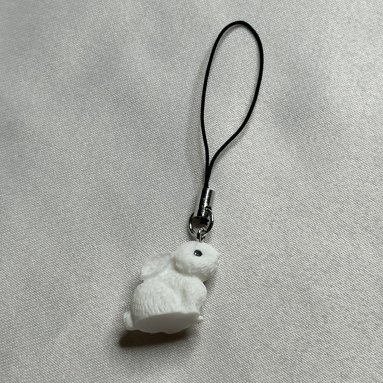 Bunny phone charm Handmade by me. Additions can be... - Depop