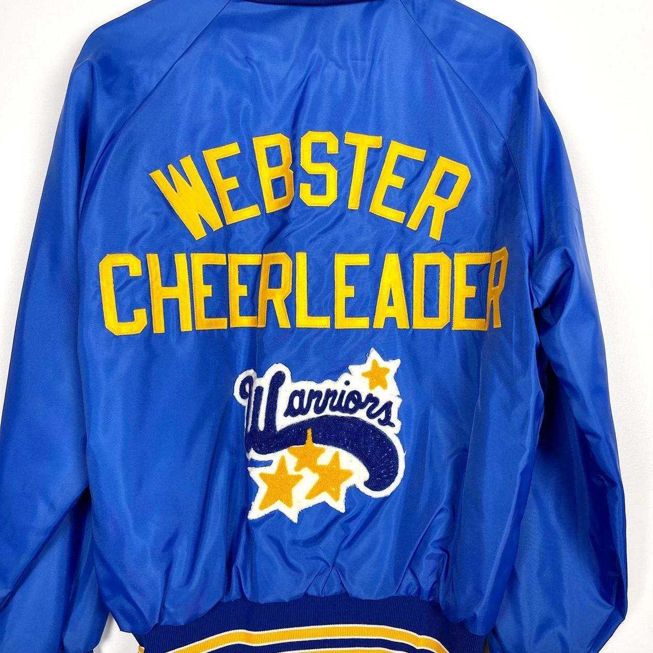1980s Cheerleading varsity jacket. Made in USA.... - Depop