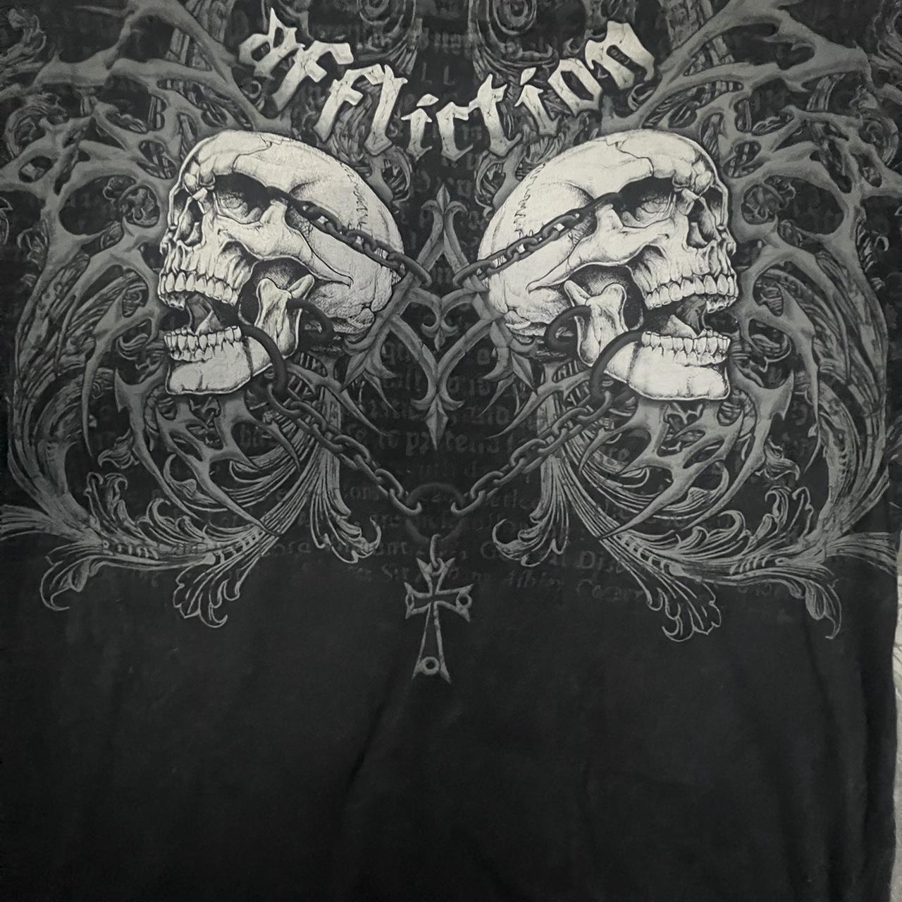 affliction tee 2XL (fits as an XL) - Depop