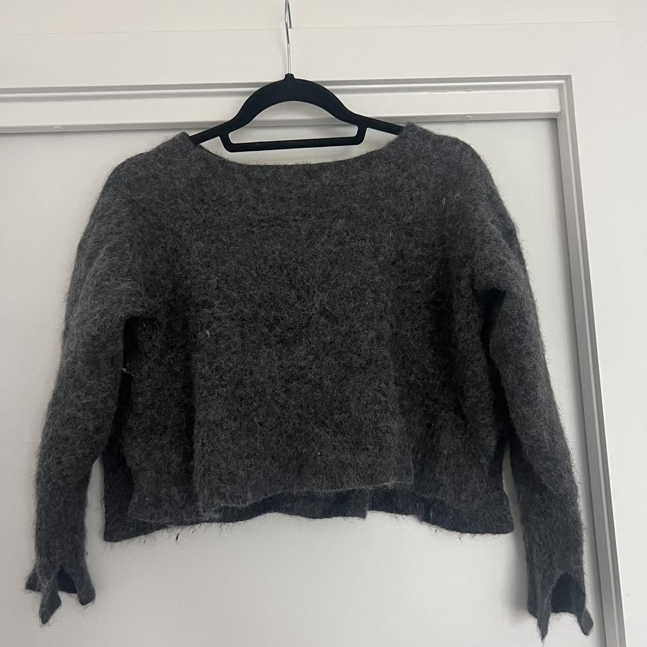 Cropped wool jumper Only worn twice Size AU M - Depop