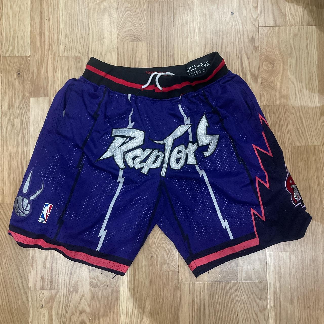 Just Don Toronto Raptors Shorts 98-99 Raptors NBA... - Depop