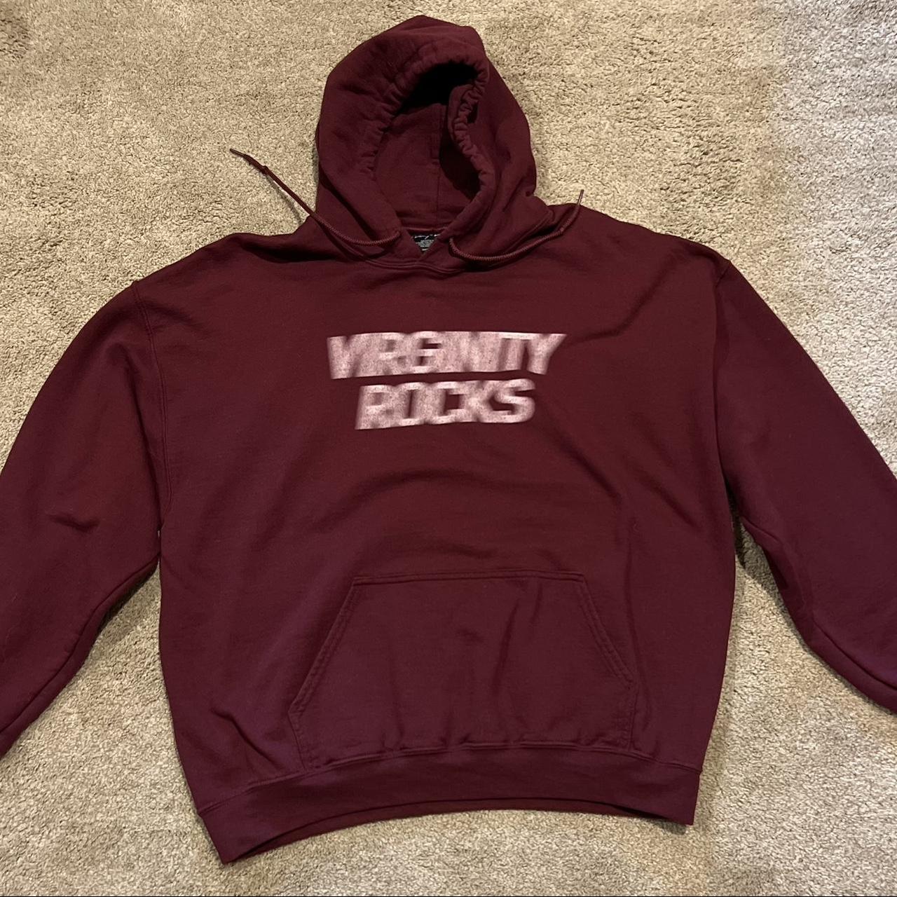 Danny Duncan Virginity Rocks blurred logo hoodie - Depop