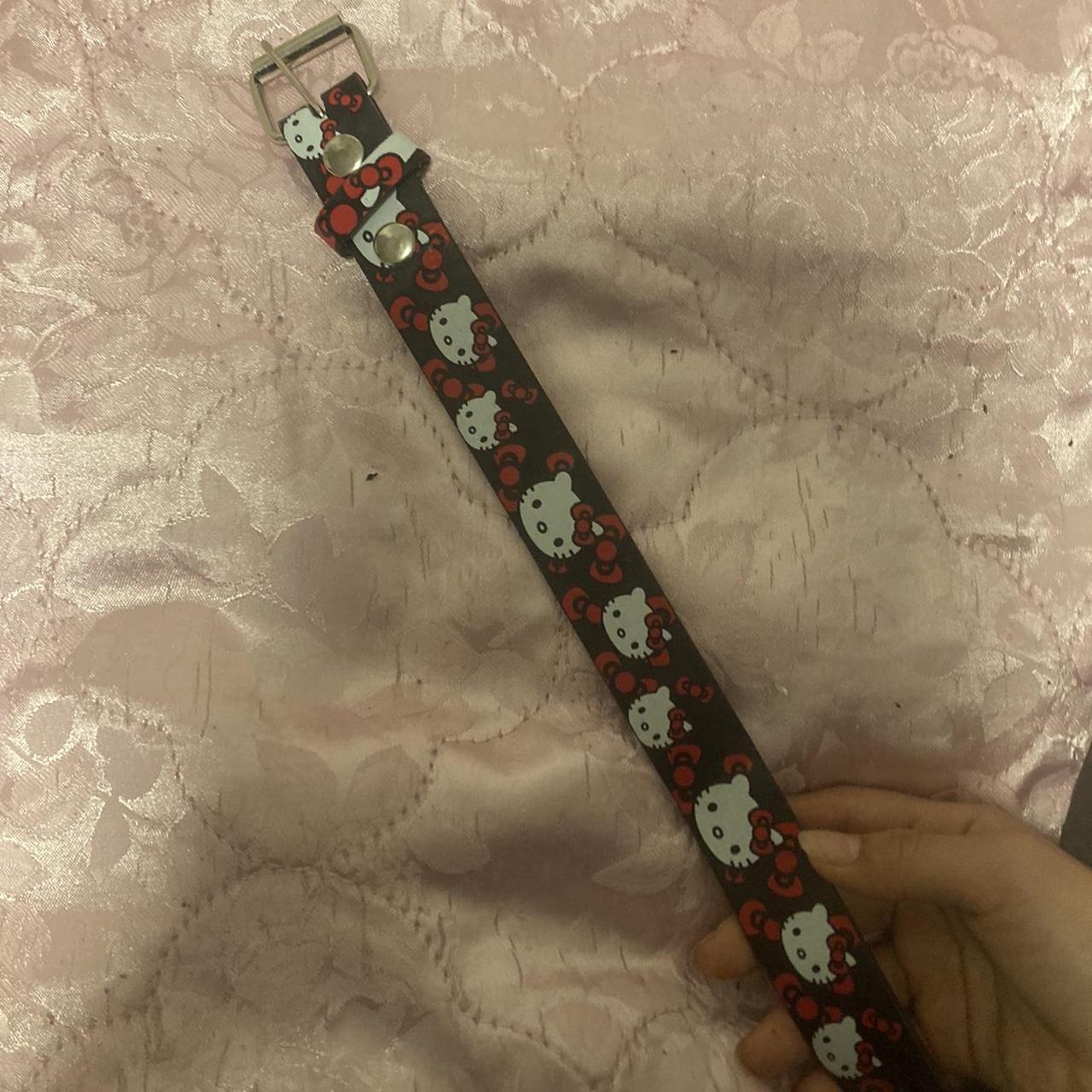 Hello kitty print Belt Size small waist... - Depop