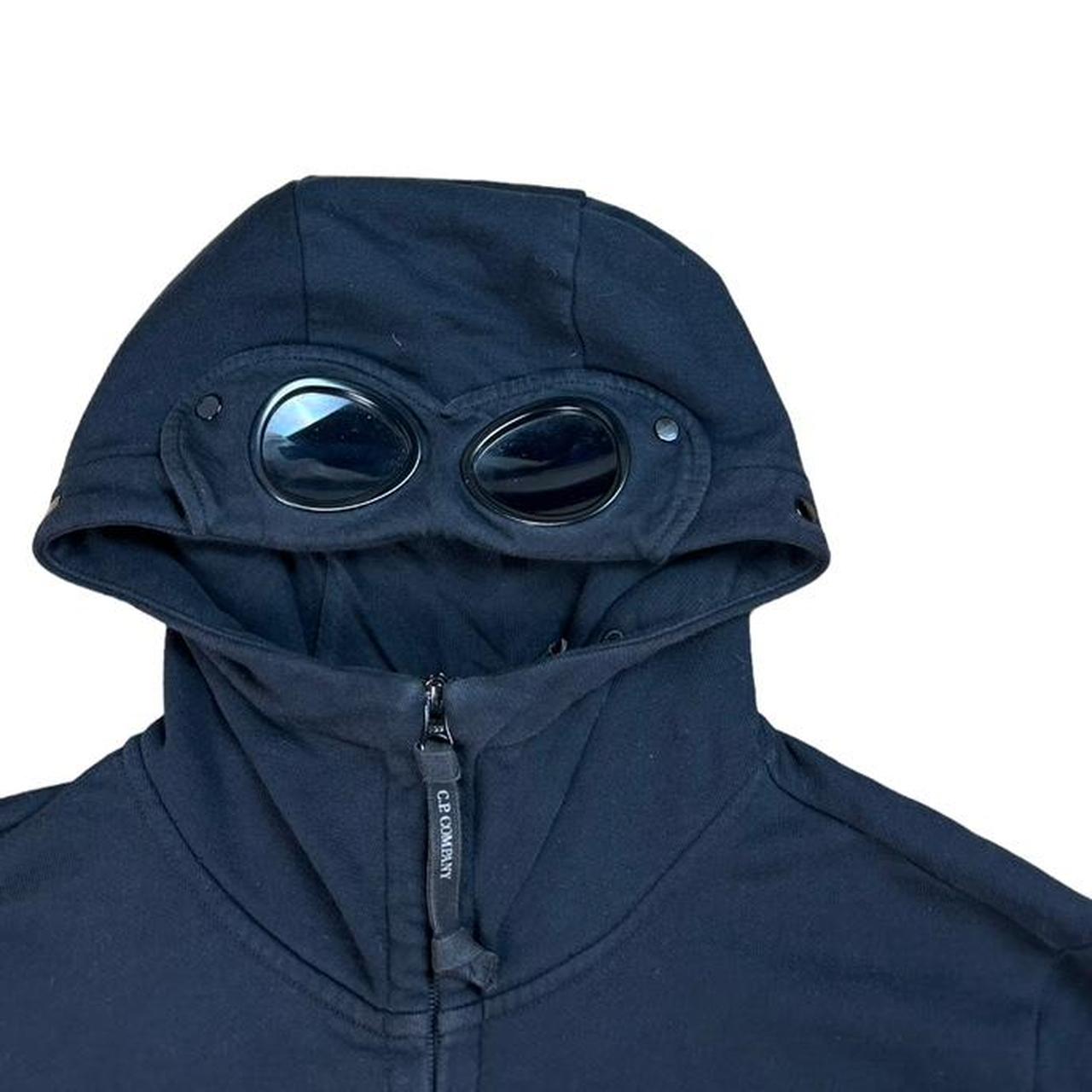 Cp company zip up hoodie Black Cp company zip up... - Depop