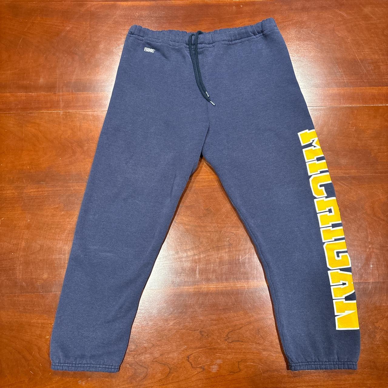 Vintage university of Michigan sweat pants! Size:... - Depop