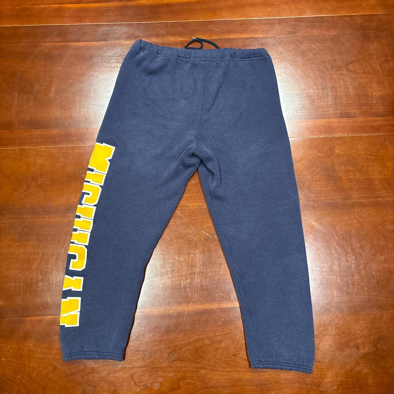 Vintage university of Michigan sweat pants! Size:... - Depop