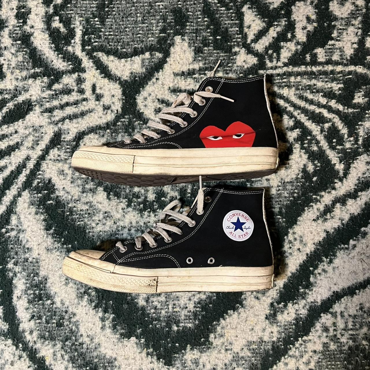 CDG Converse Size: 10 M Have been worn a lot,... - Depop