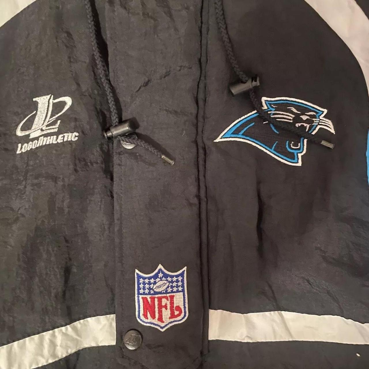 Logo Athletic Pro Line Carolina Panthers NFL black... - Depop