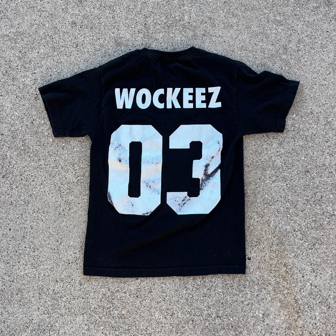 Funny Wockeez Tee tag size S no imperfections open... - Depop